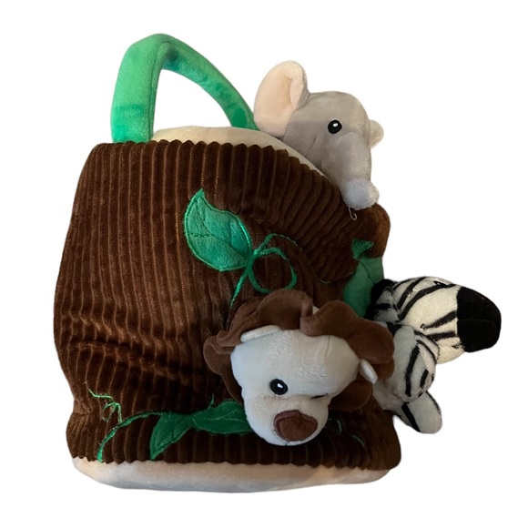 Toys | Plush Treehouse Stump With Three Friends | Poshmark